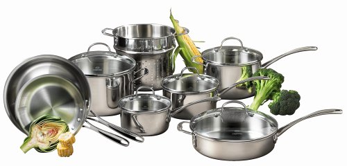 Calphalon Tri Ply Stainless Steel 13 Piece Cookware Set Review ...